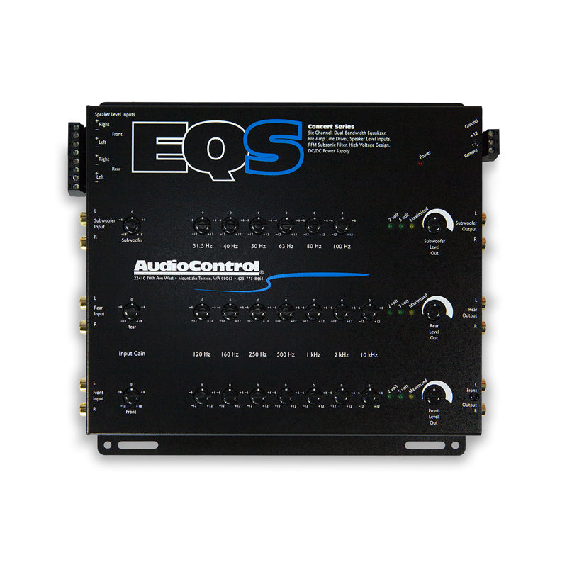 AudioControl EQS - 6 Channel Trunk Mount 13-Band Graphic Equalizer – AL ...