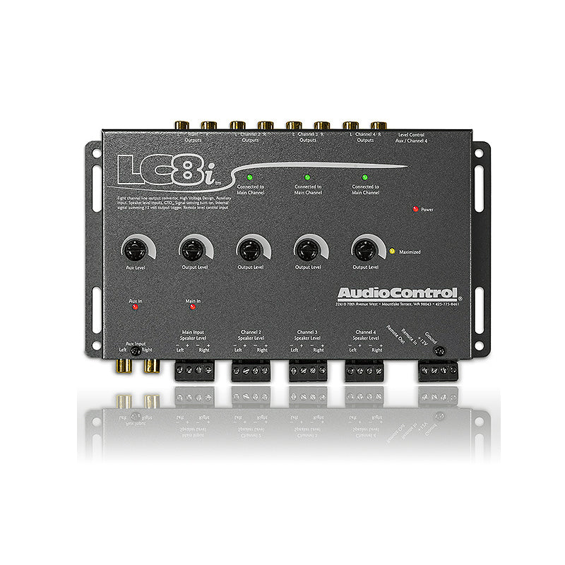 AudioControl LC8I - 8 Channel Line Output Converter with Auxiliary Inp ...