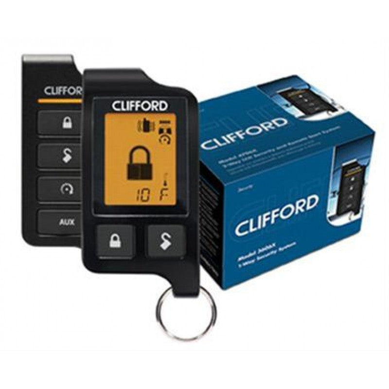 Clifford 3706X LCD 2-Way Security System – AL & ED's Autosound